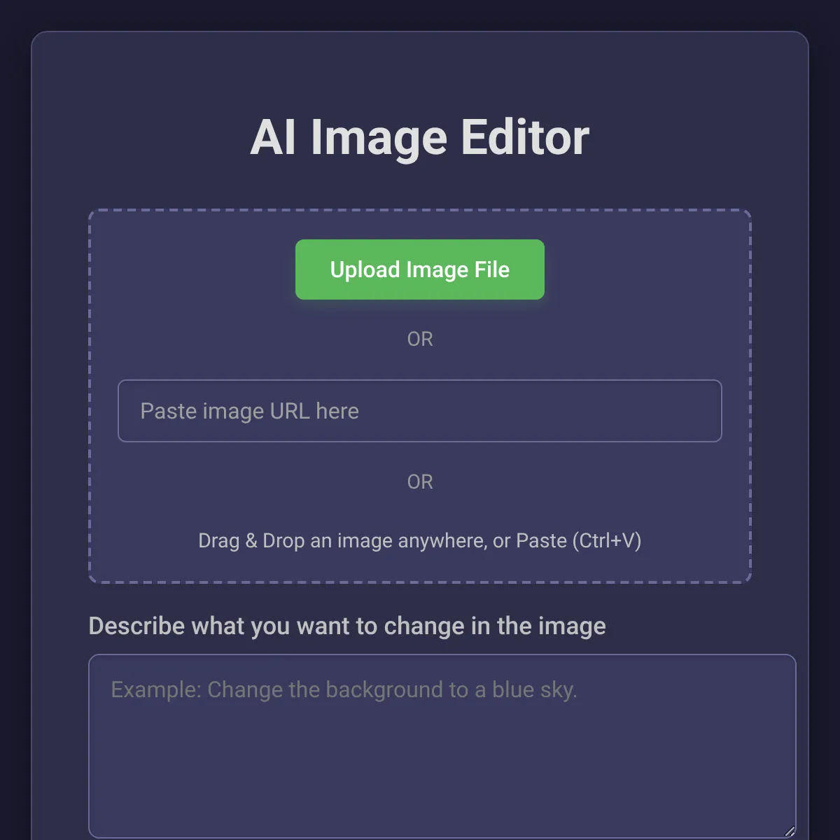 AI Image Editor