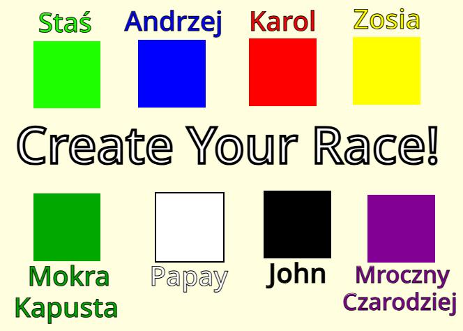 Square Race Creator