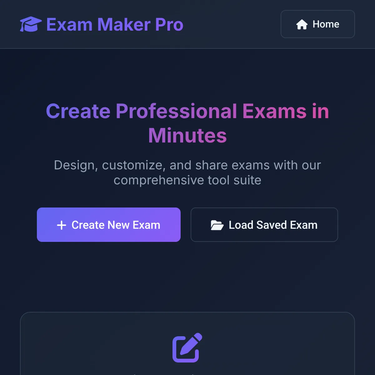Exam Maker Pro