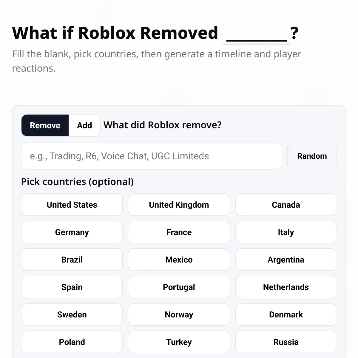 What if Roblox Removed