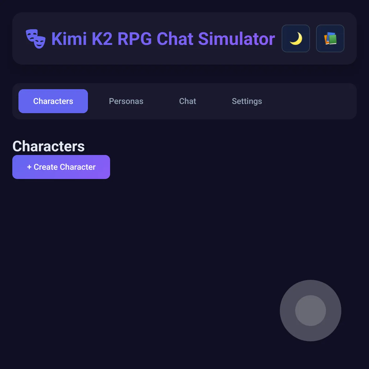 Kimi K2 - Immersive RPG Chat Simulator