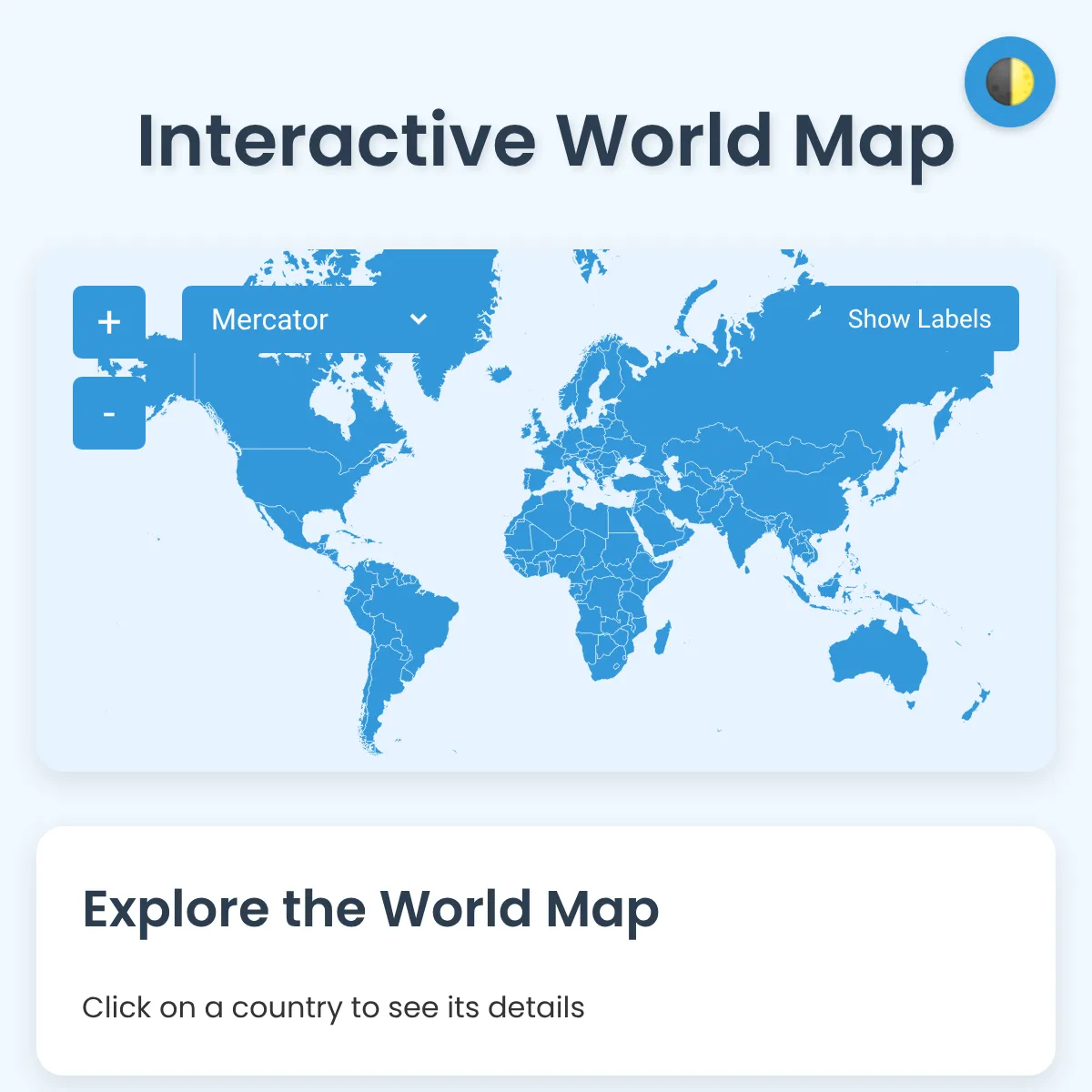 Interactive World Map