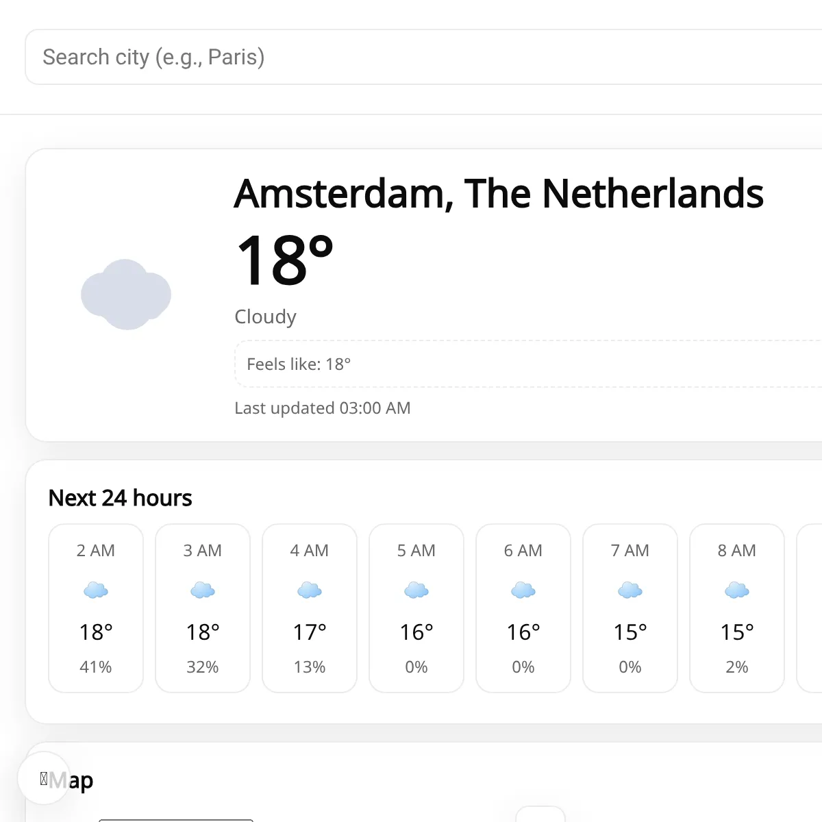 Weather Widget — Cute Animated Forecast