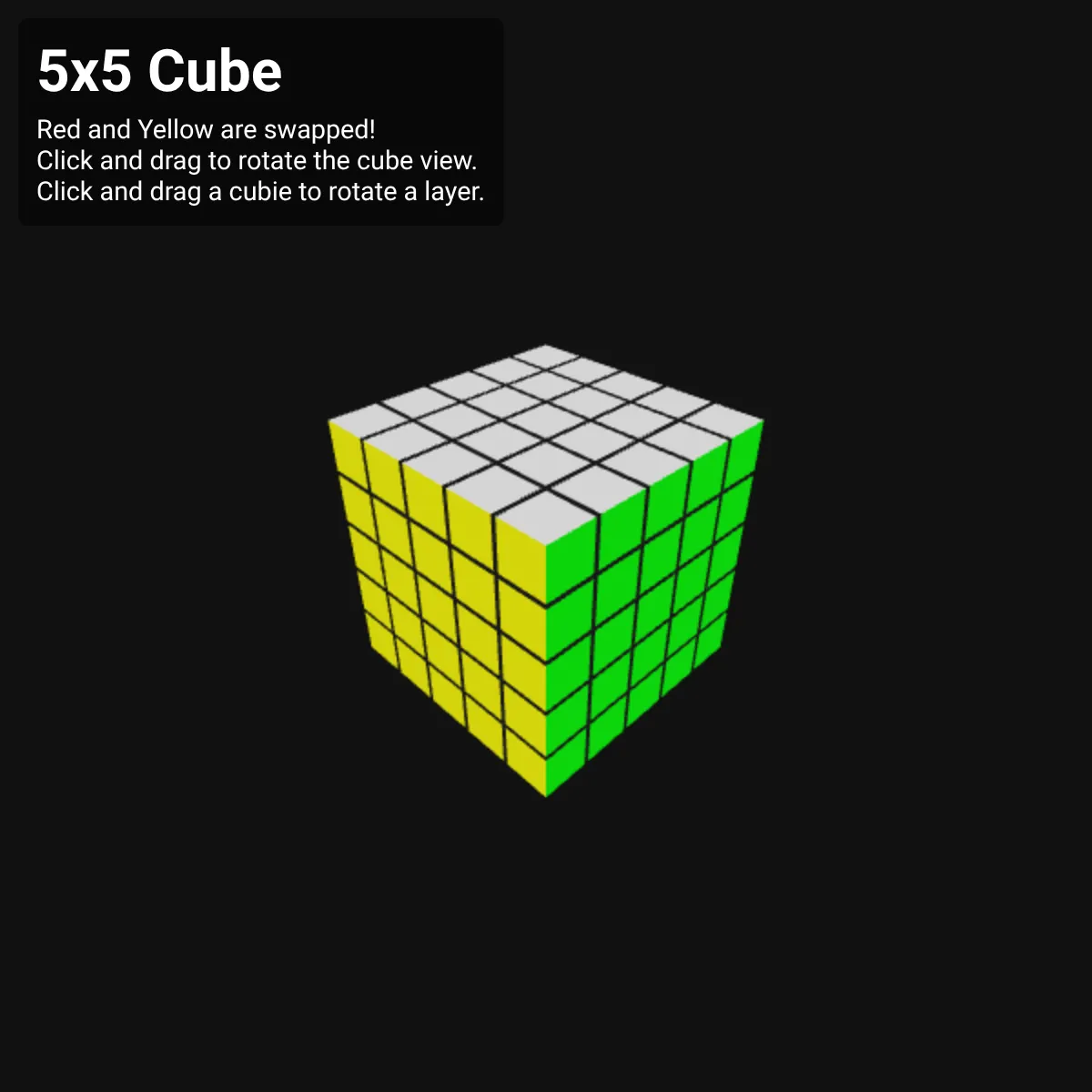 3D 5x5 Cube