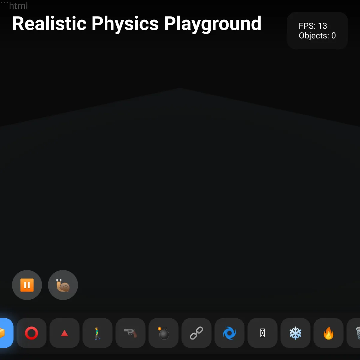 Realistic Physics Playground