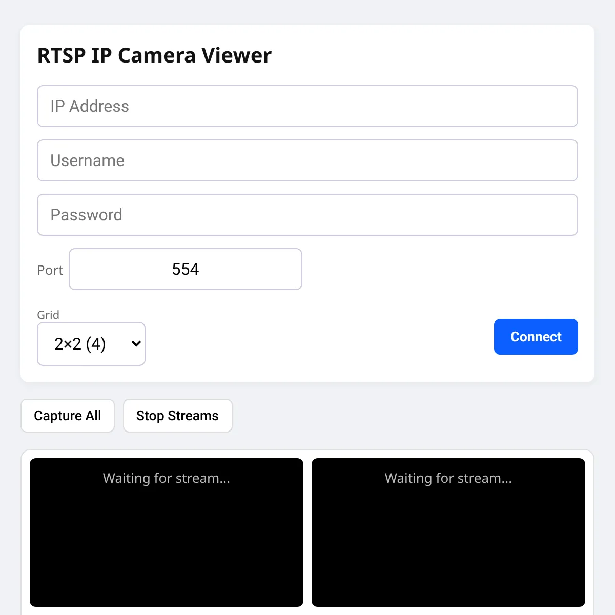 RTSP IP Camera Viewer