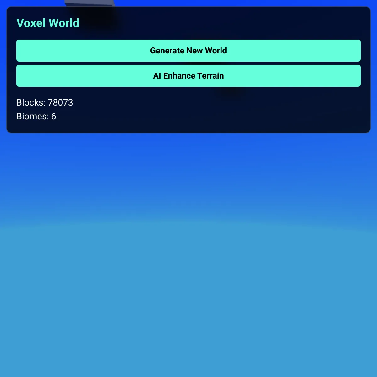 Voxel World Generator