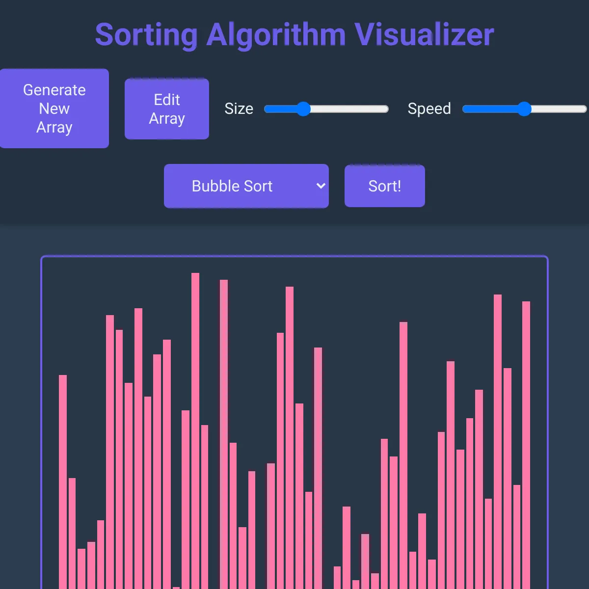 Sorting Algorithm Visualizer