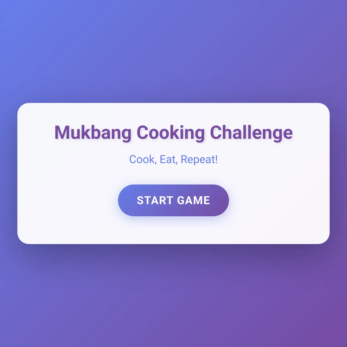Mukbang Cooking Challenge