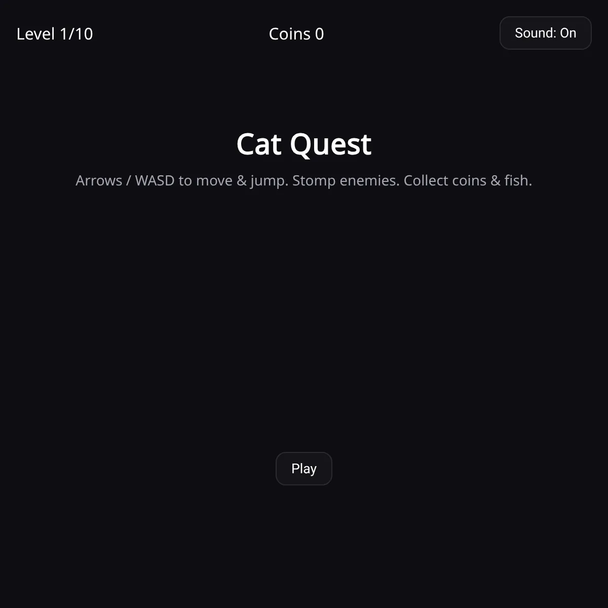 Cat Quest: Retro Platformer