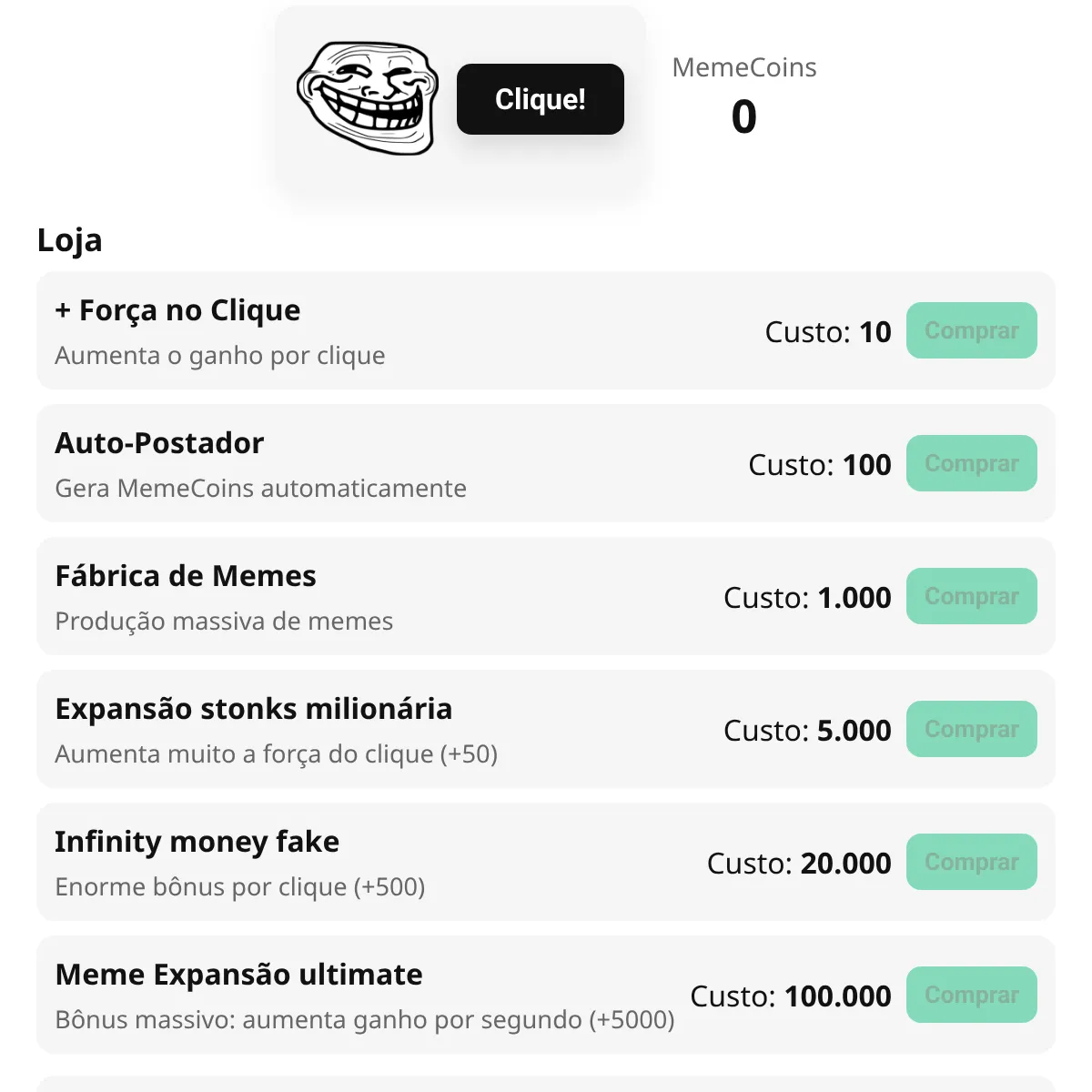 Meme Clicker
