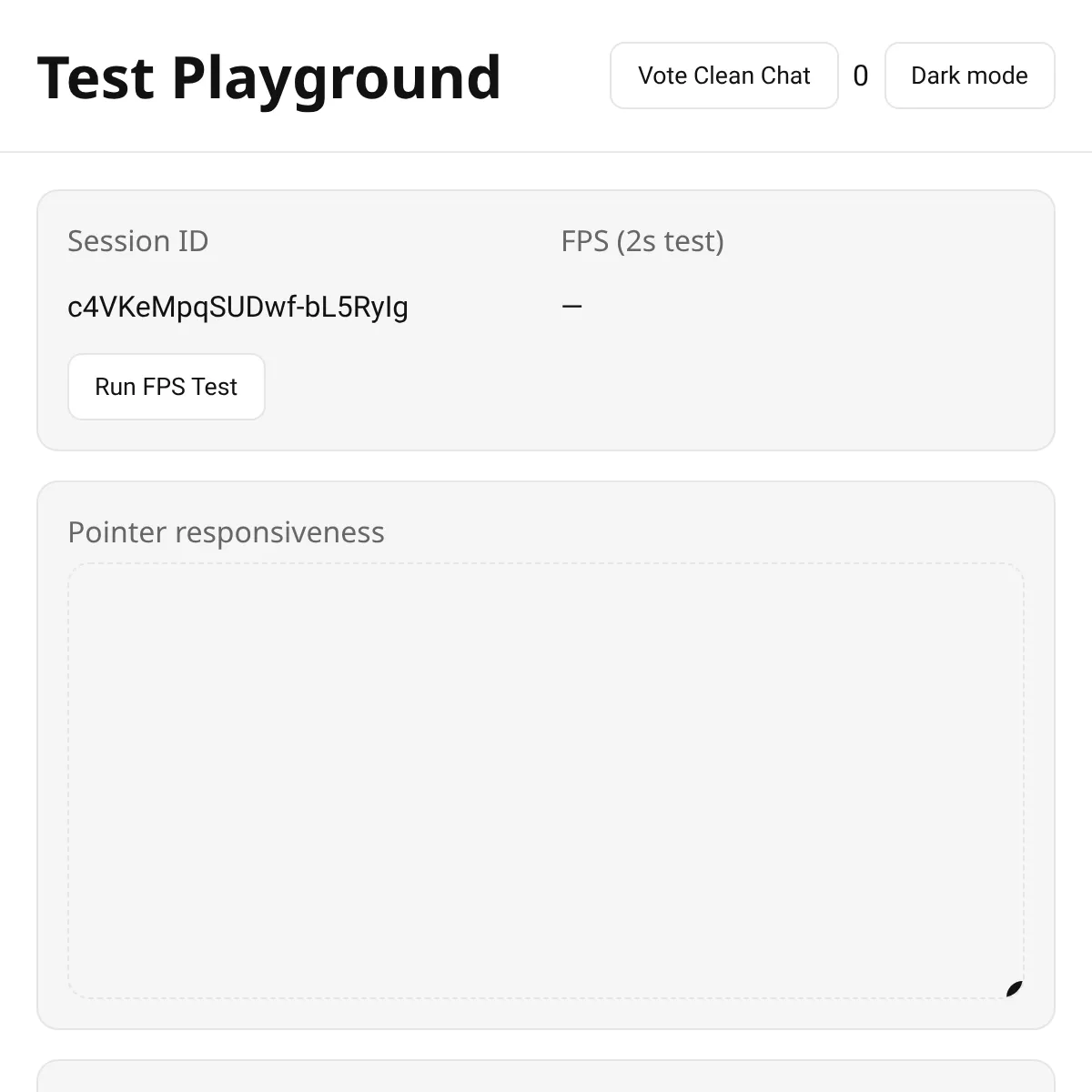 Test Playground