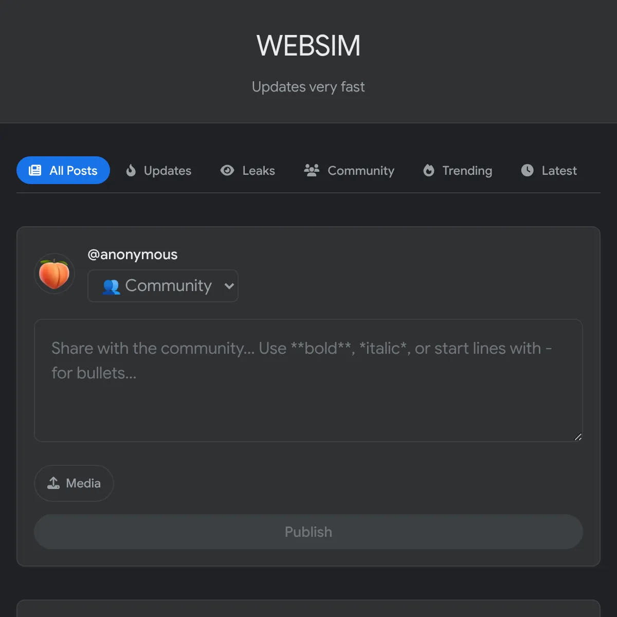 Websim News ( Removed metadata & tweaks )