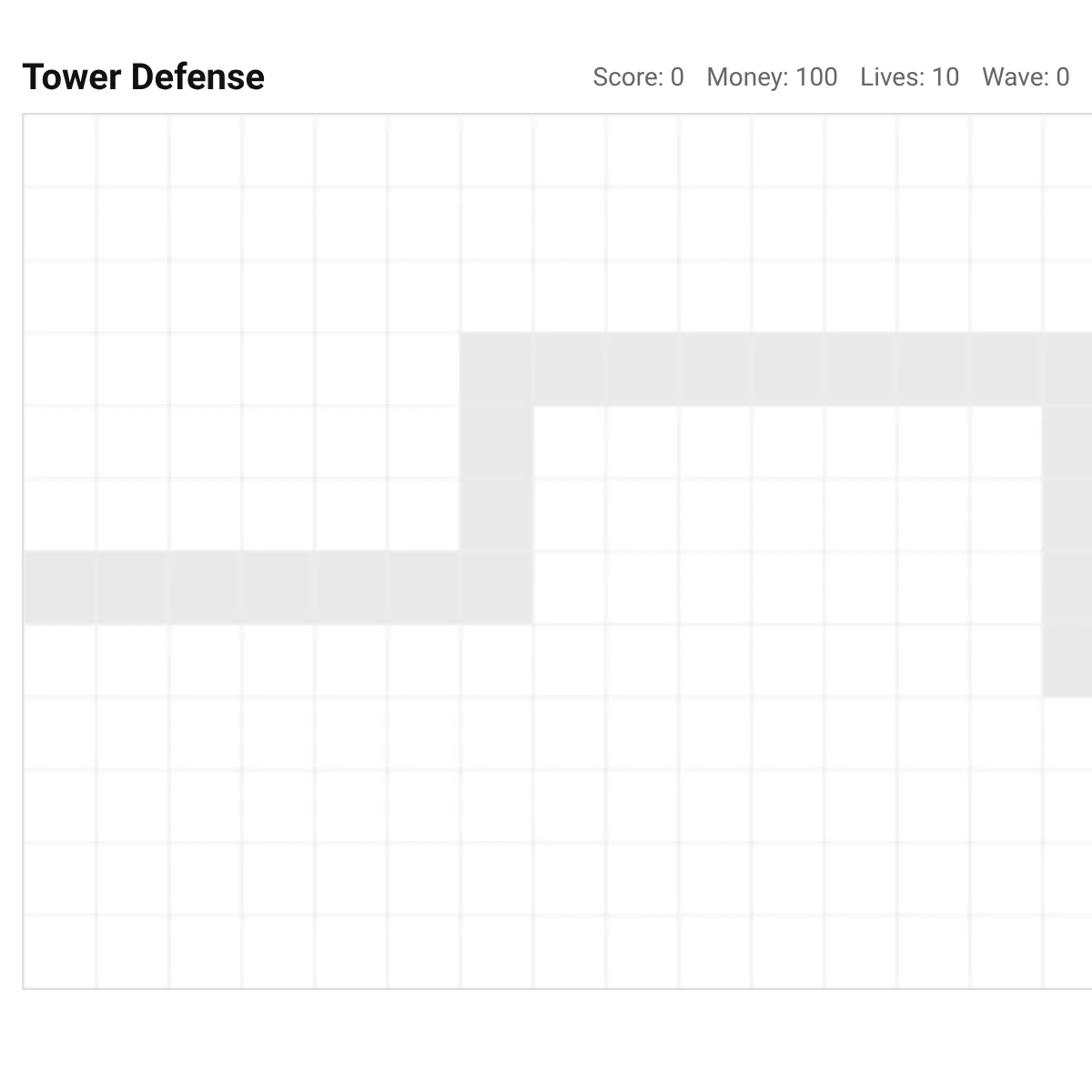 Minimal Tower Defense