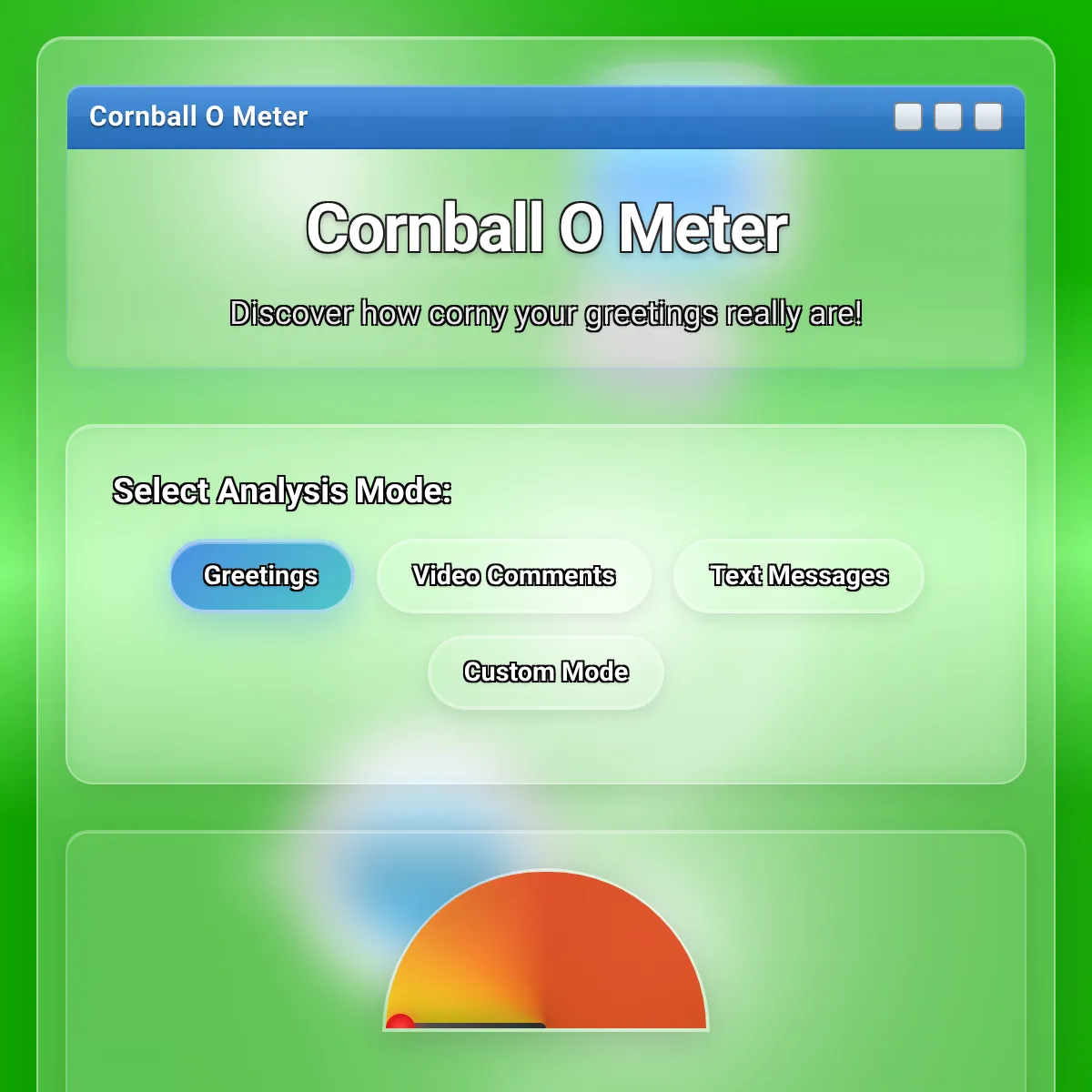 Cornball O Meter