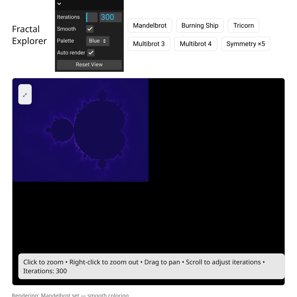 Fractal Infinite Zoom
