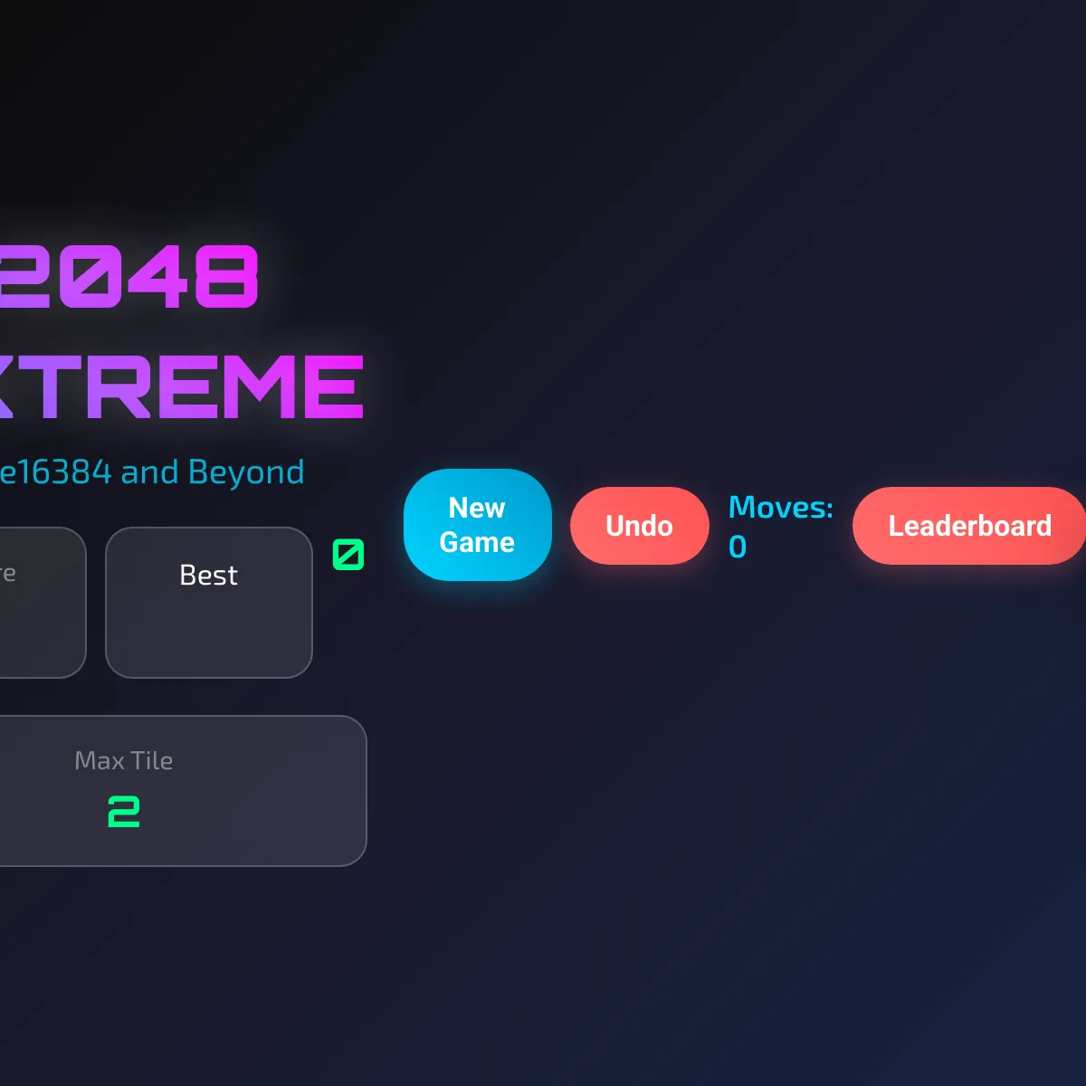 2048 but hard and broken v0.1