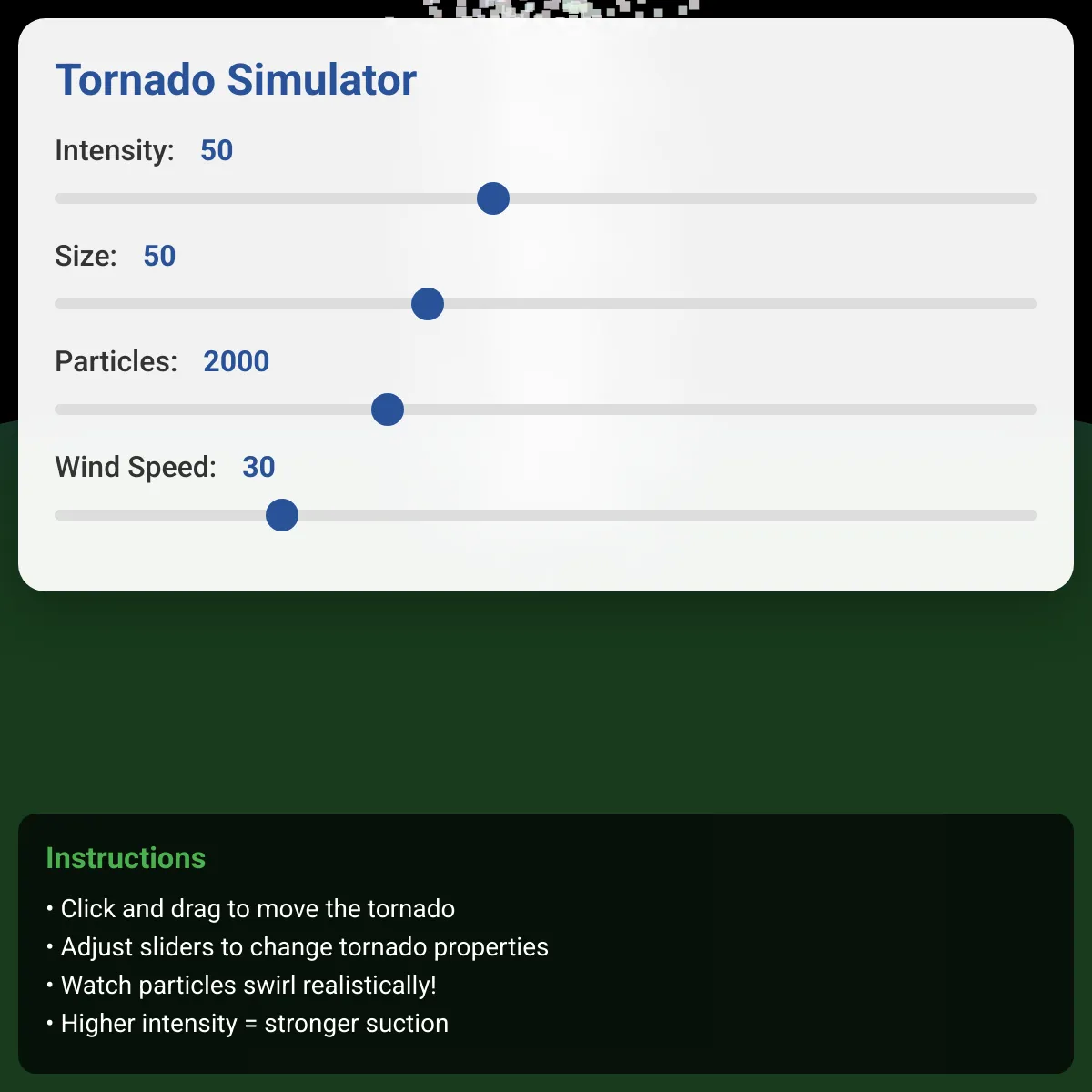 Tornado Simulator