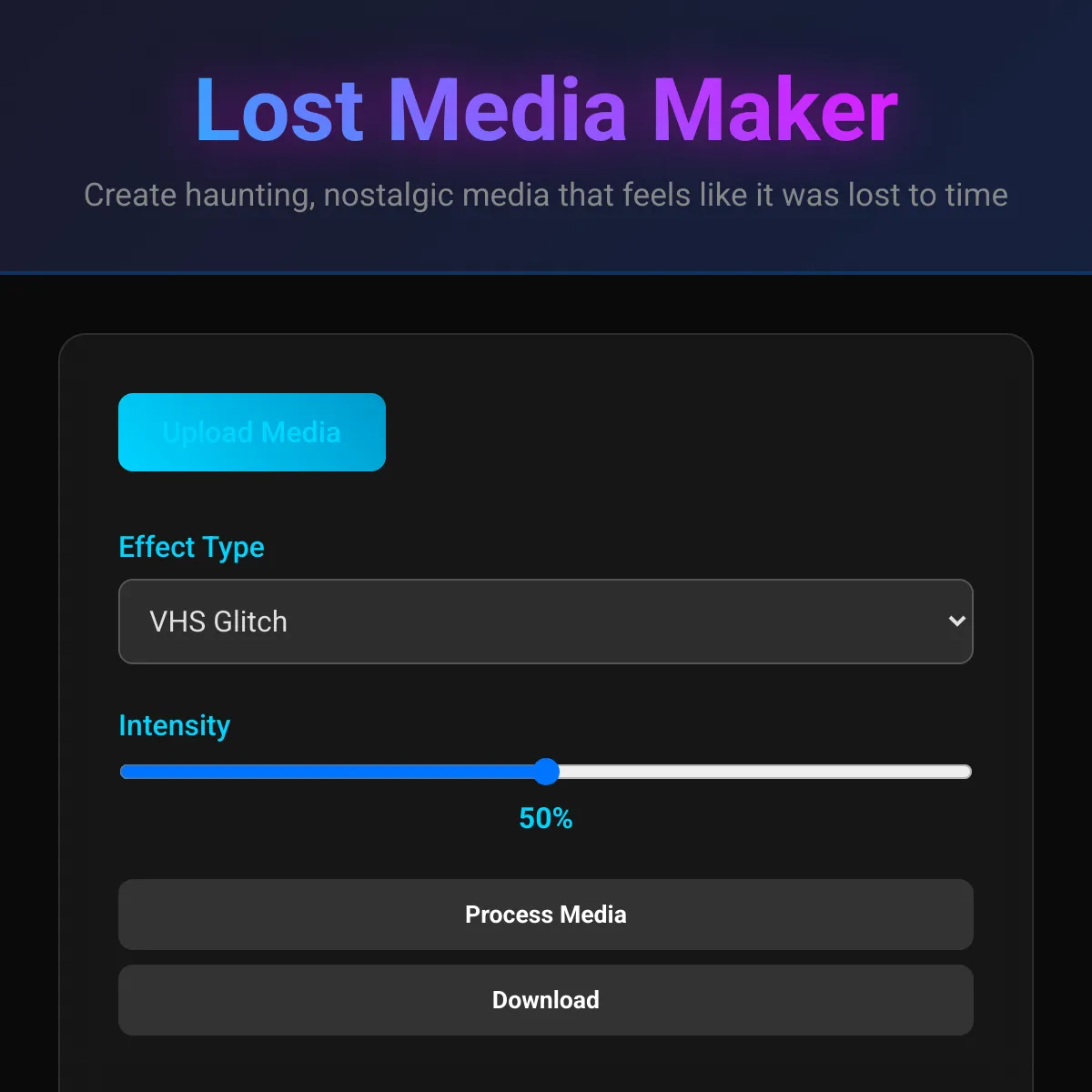 Lost Media Maker