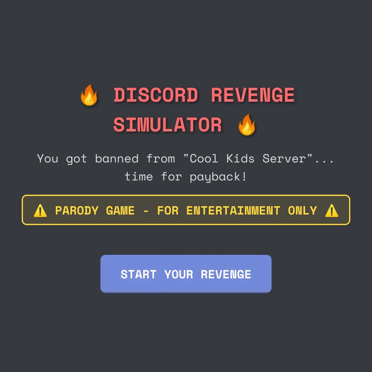 Discord Revenge Simulator
