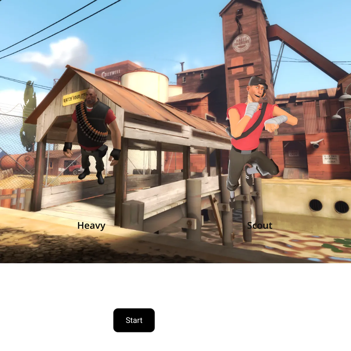 TF2 Scout And Heavy Agrue