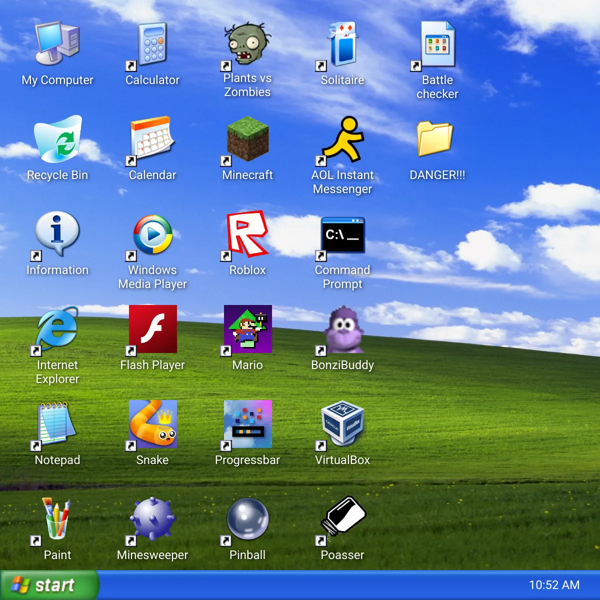 Windows XP Simulator with AI Internet