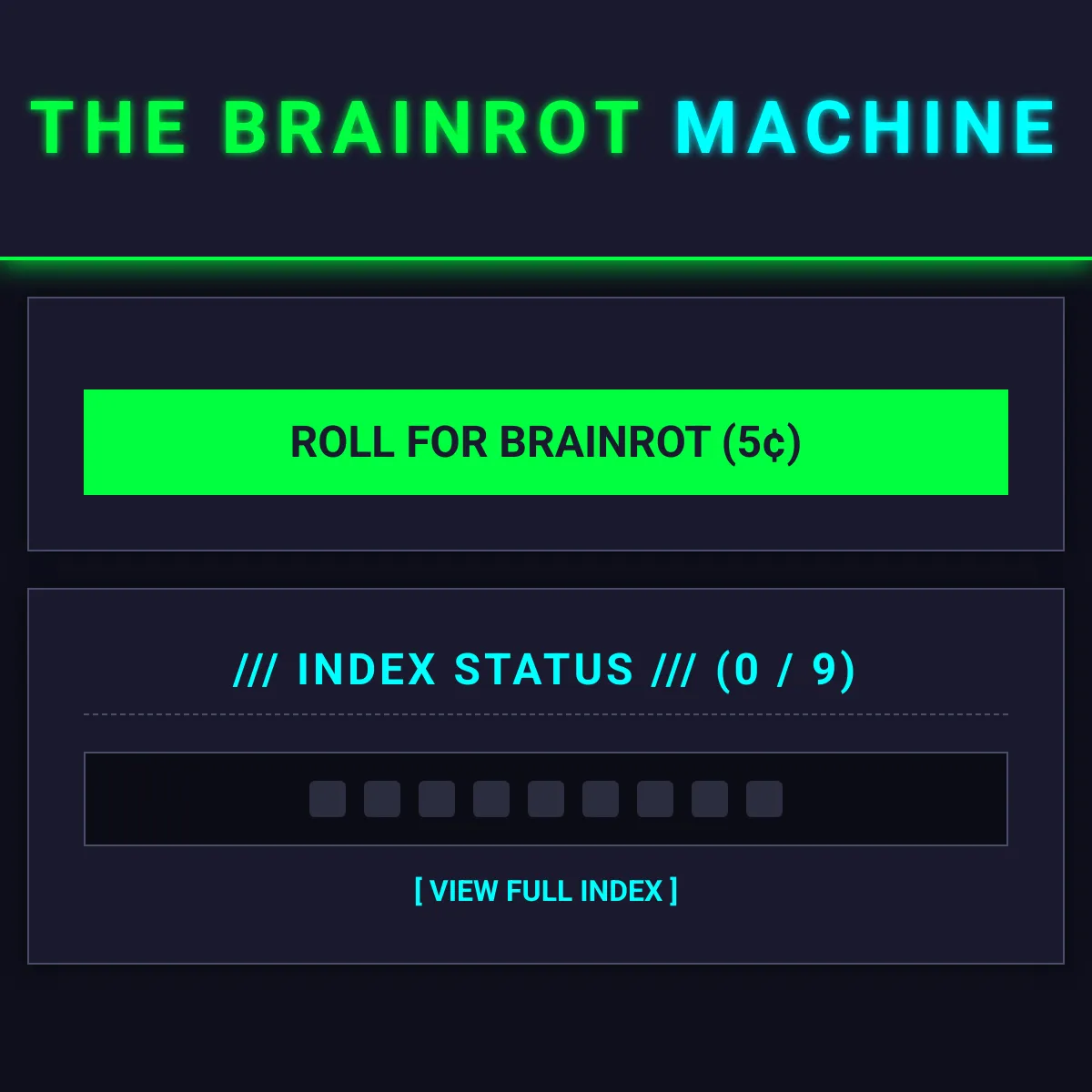 The Brainrot Machine