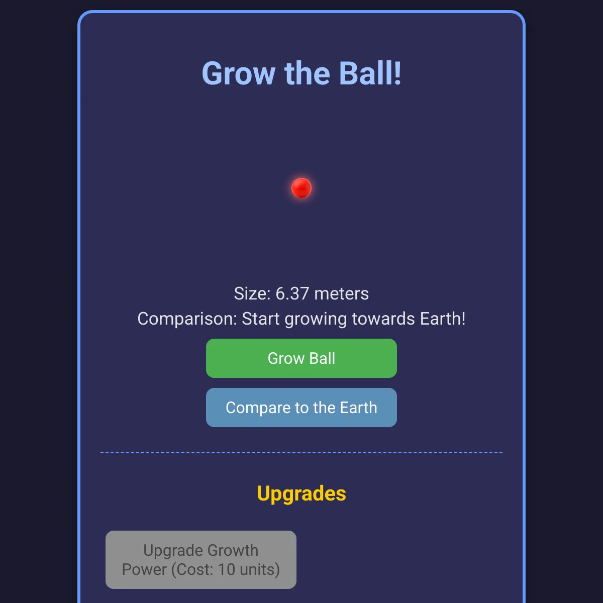 Grow the Ball