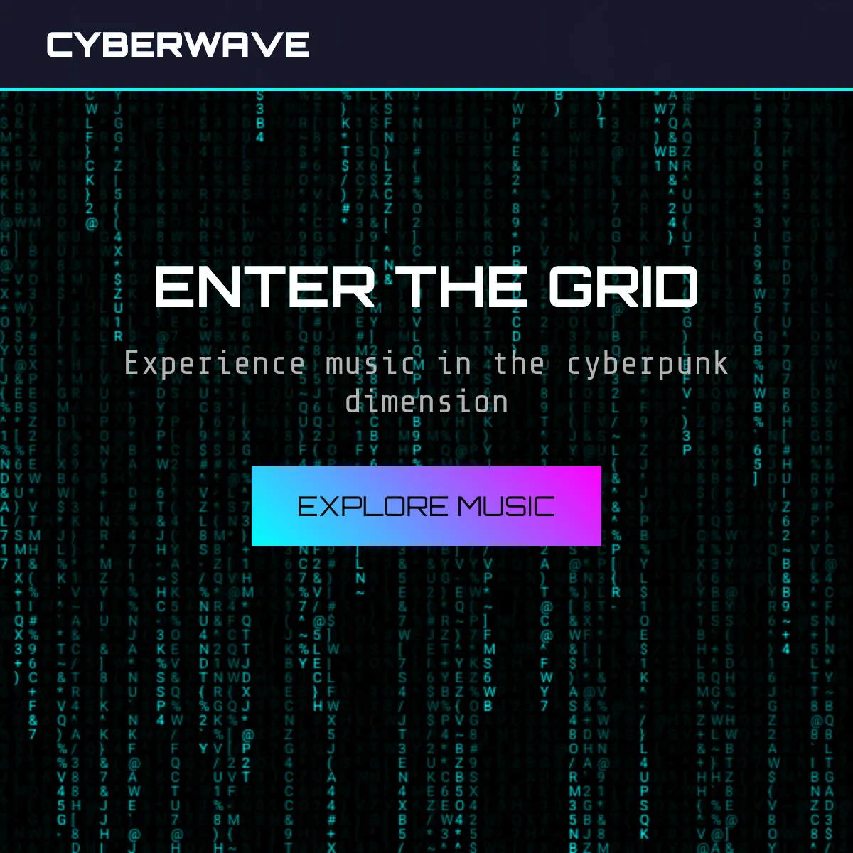 CyberWave - Music Portal