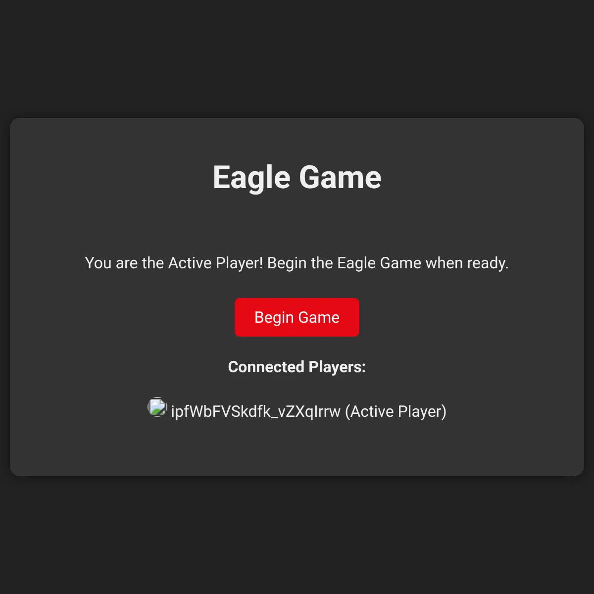 Eagle Game