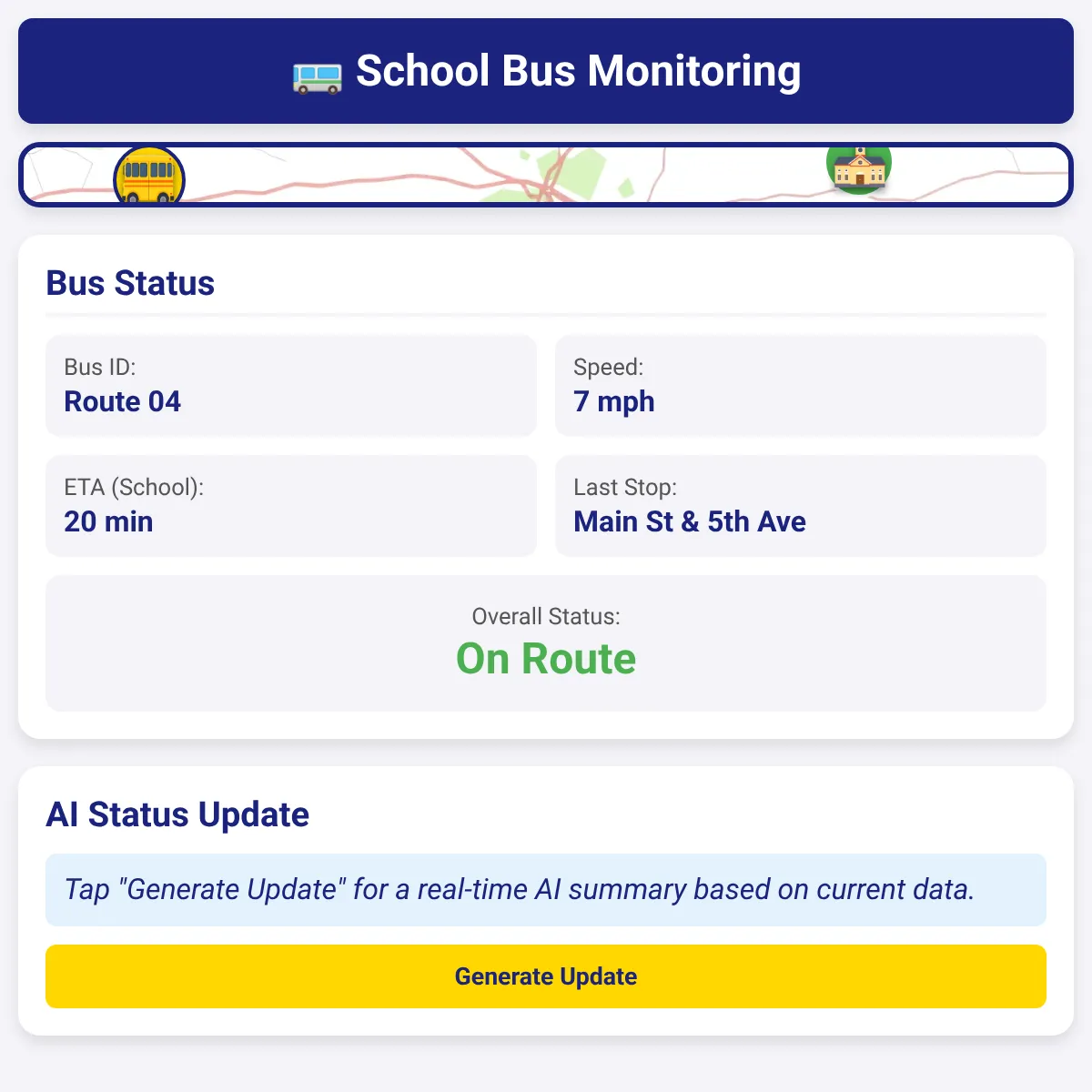 School Bus Monitor