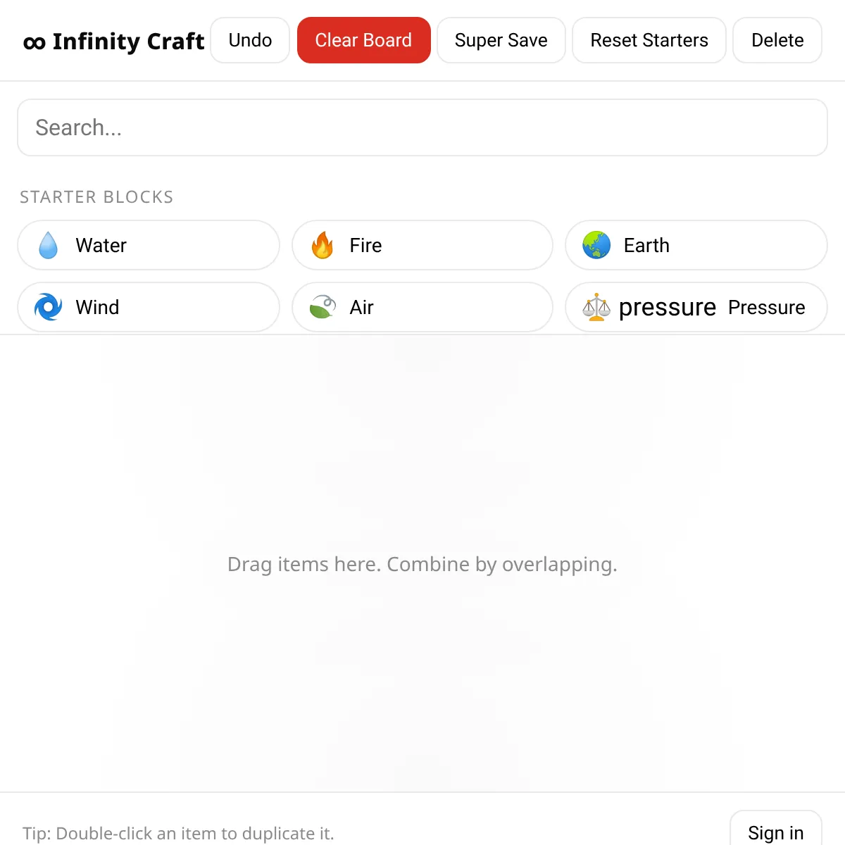 Infinity Craft