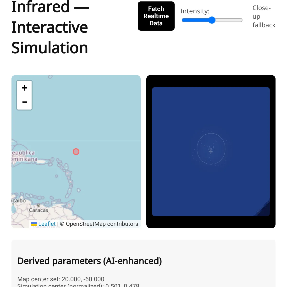 Hurricane Infrared Interactive Simulation