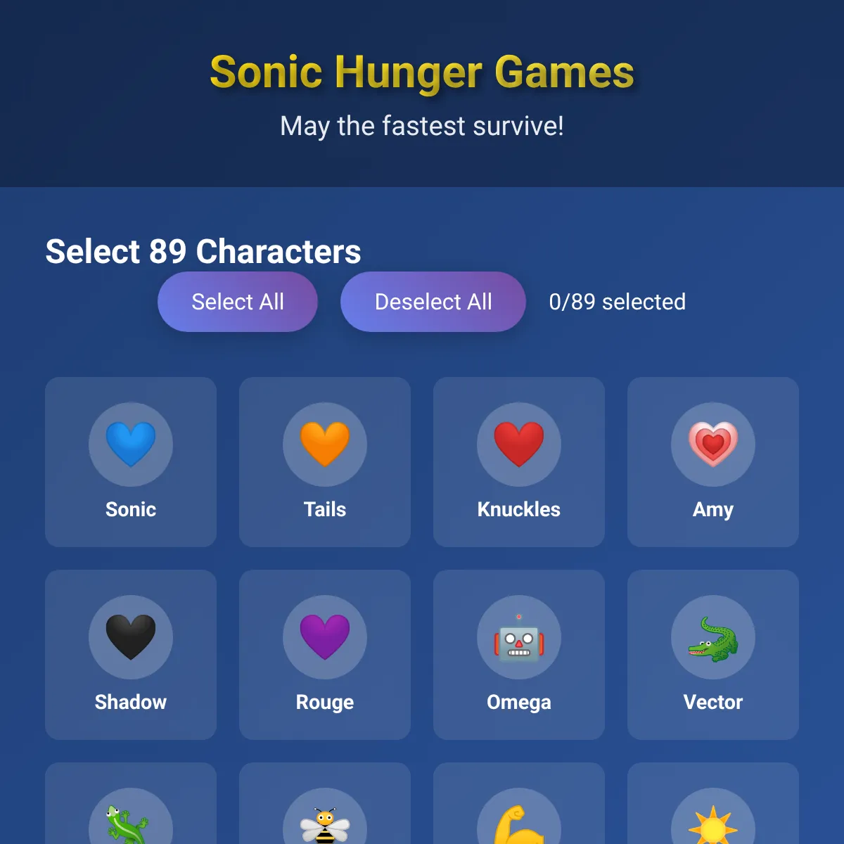 Sonic Hunger Games