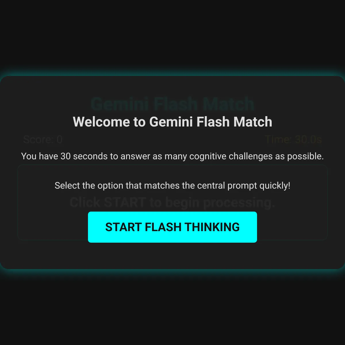 Gemini Flash Match