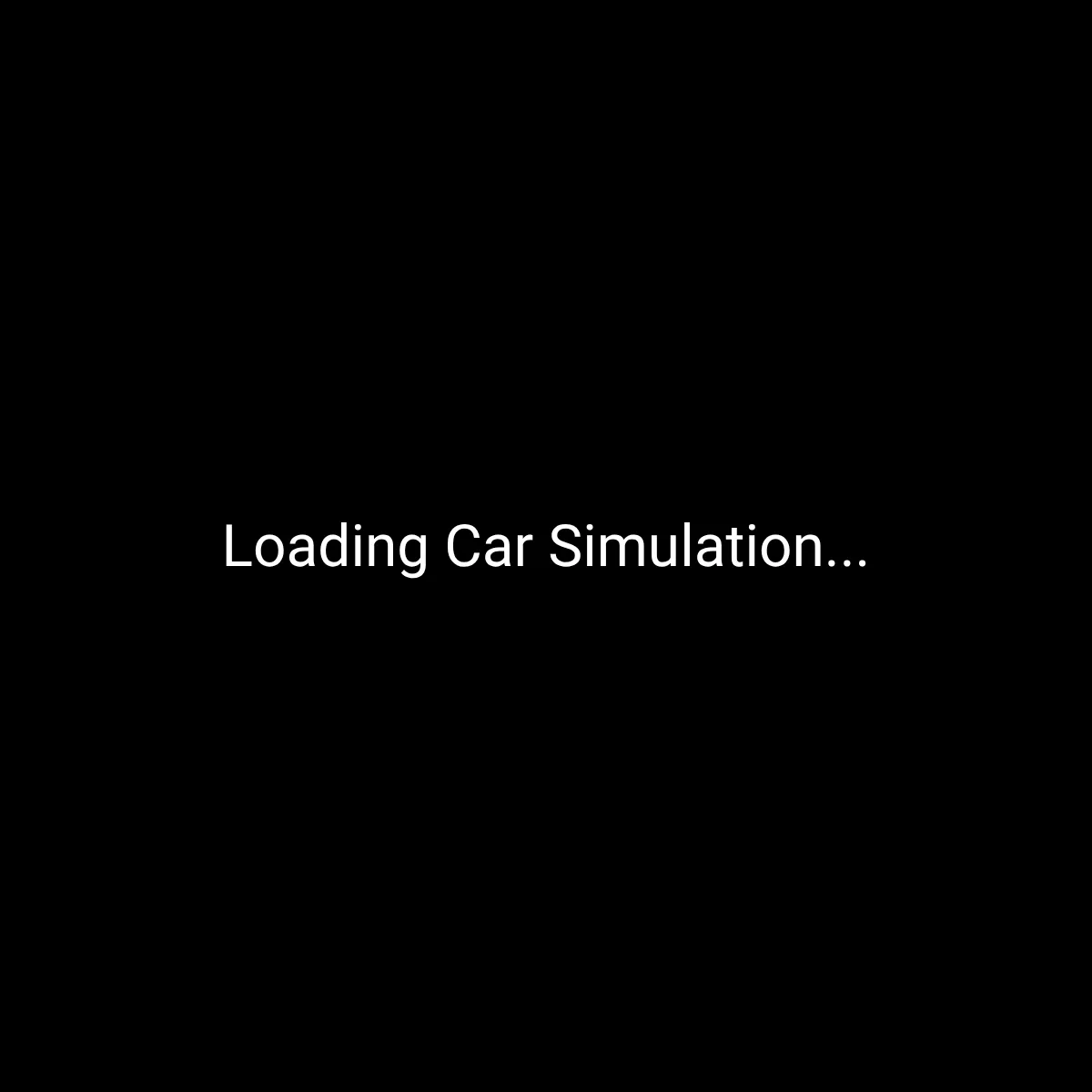 Realistic Car Simulation
