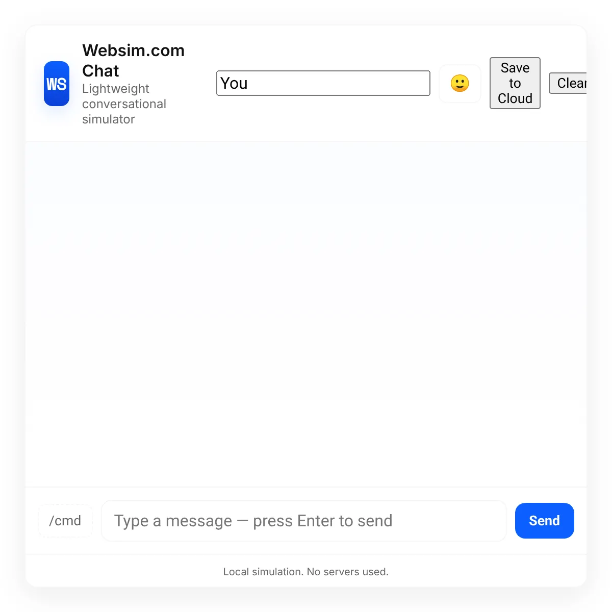 Websim Chat