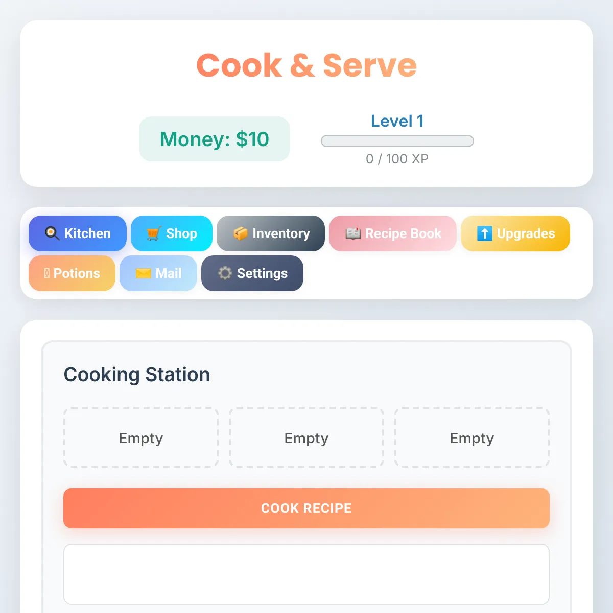 Cook & Serve - Modern Cooking Sim