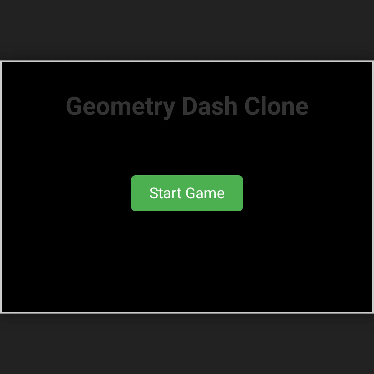 Geometry Dash Clone