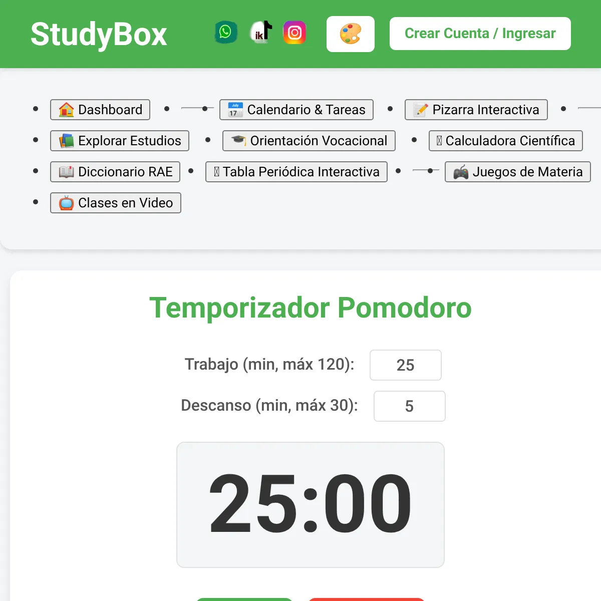 StudyBox: Tu Kit de Estudio Organizado