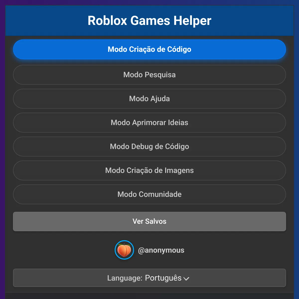 Roblox Games Helper - a roblox ai developer helper
