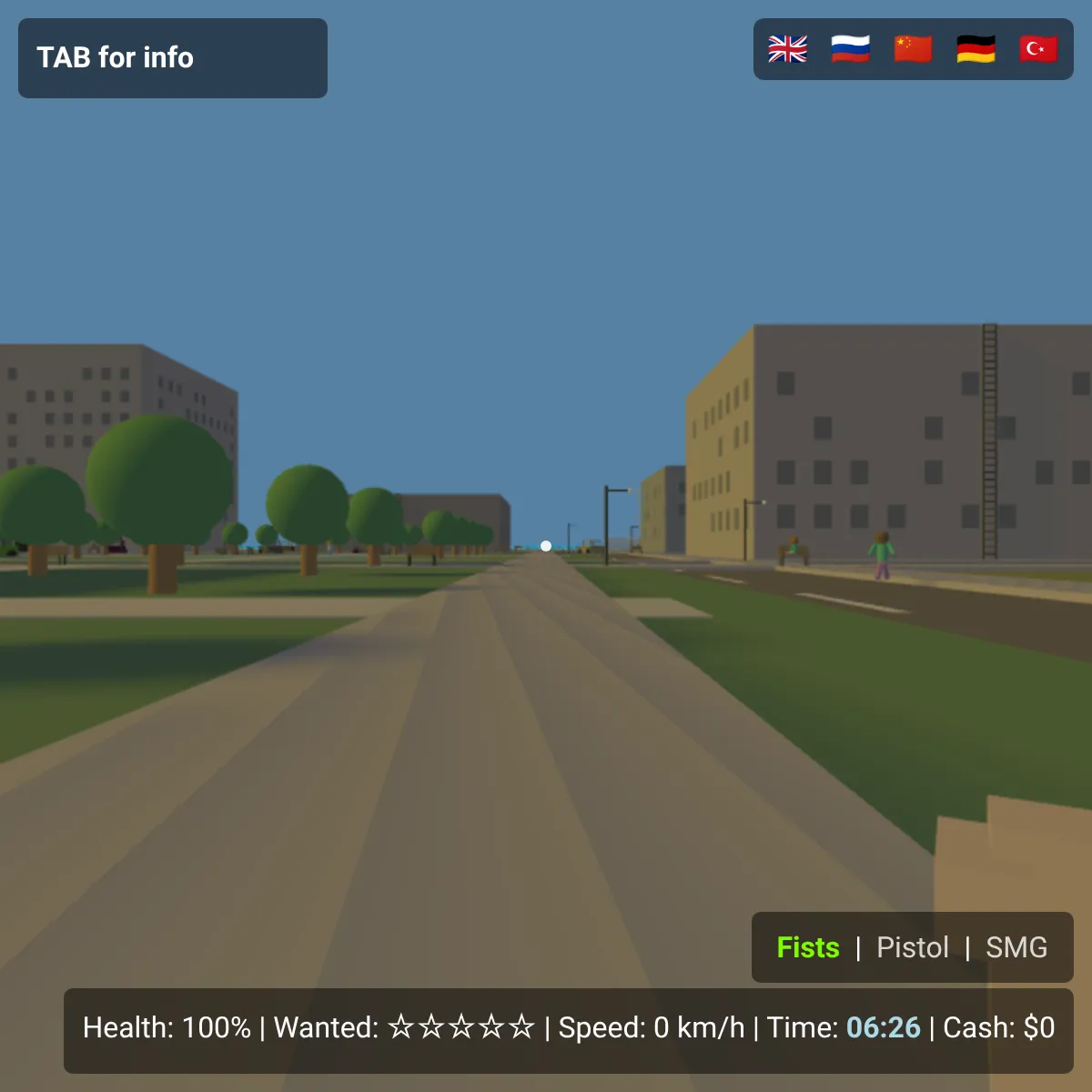 3D GTA-style Game
