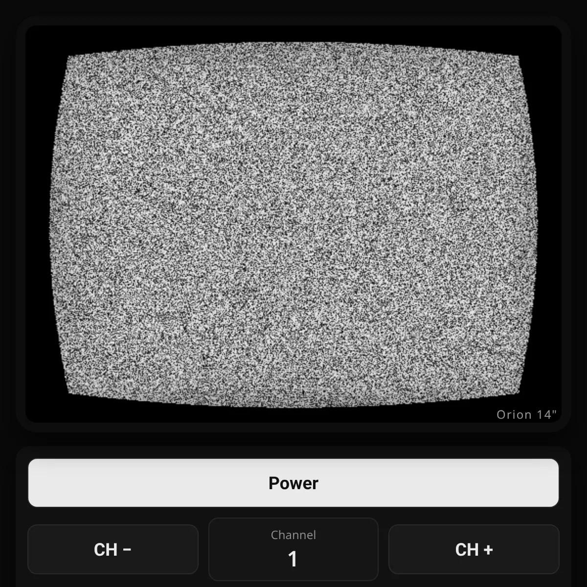 CRT Television Simulation