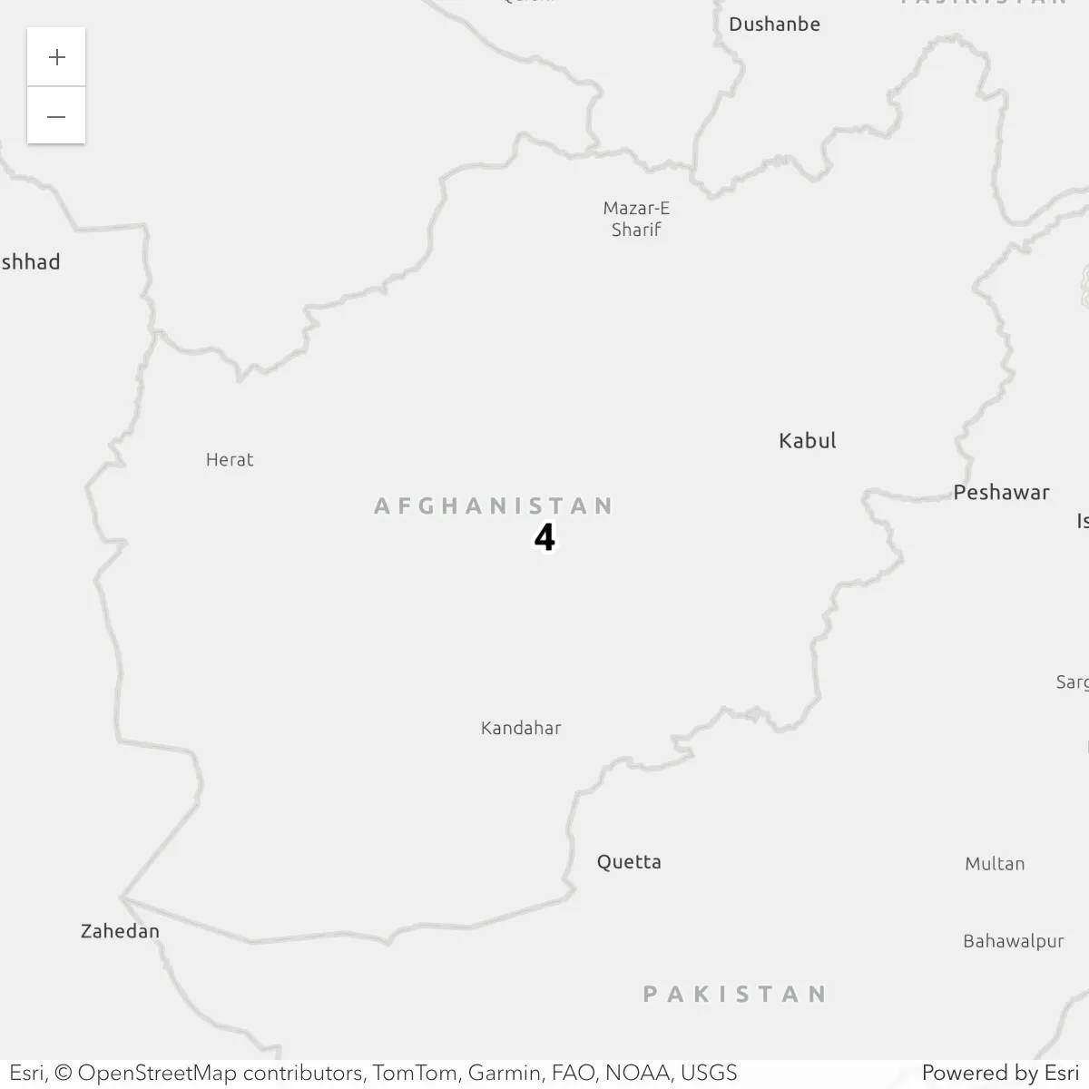 Esri countries patterns