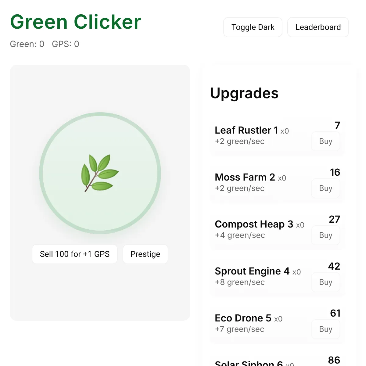 Green Clicker