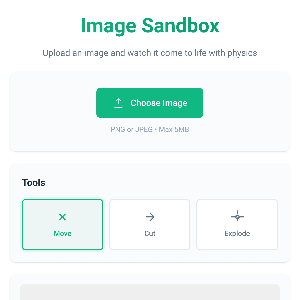 Image sandbox