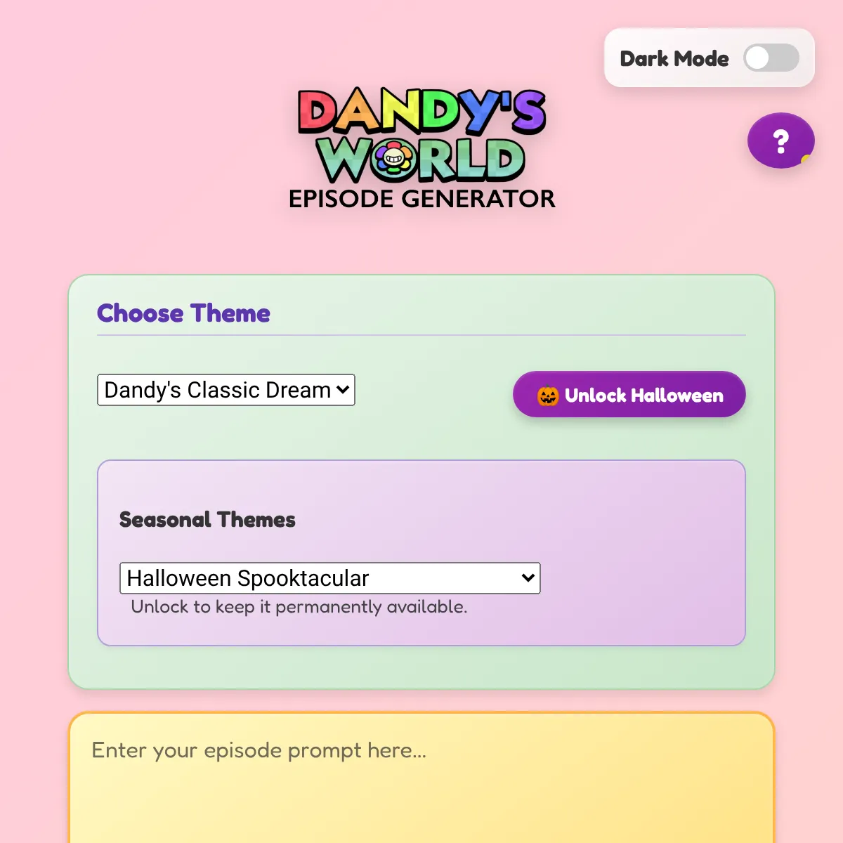 Dandys World Episode Generator Omega +++++++++++++ HUDGE OMEGA SUPER ...