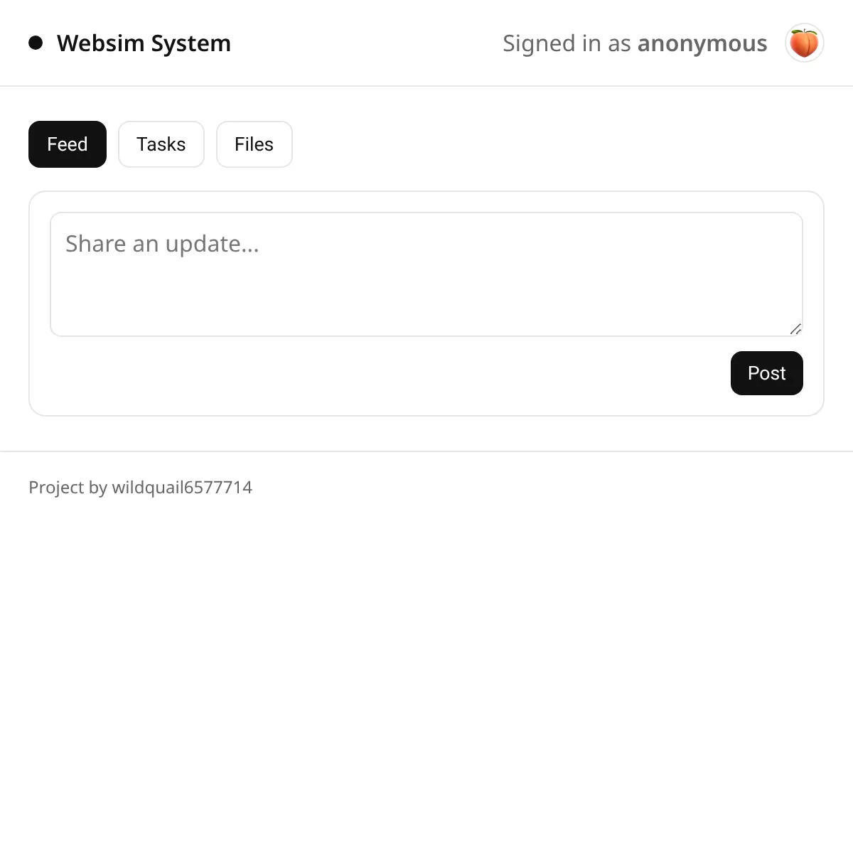 Websim System