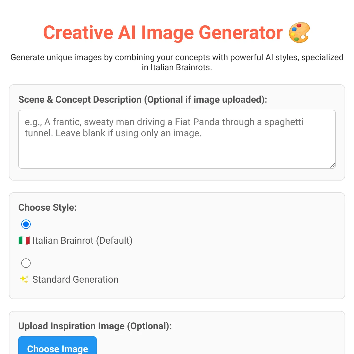 Brainrot Meme Generator