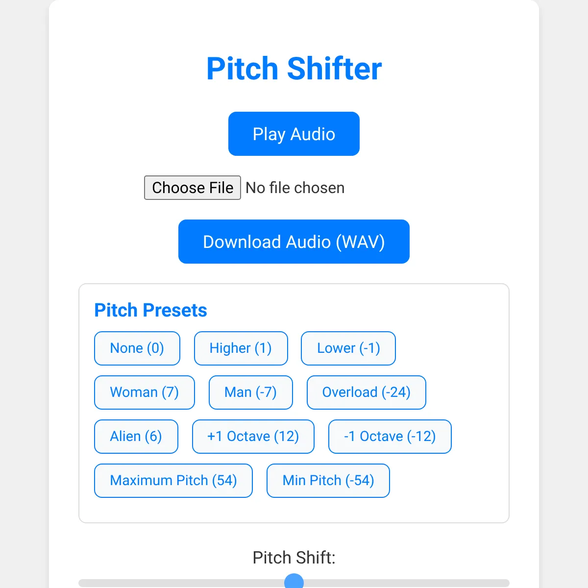 Pitch Shifter 3.0